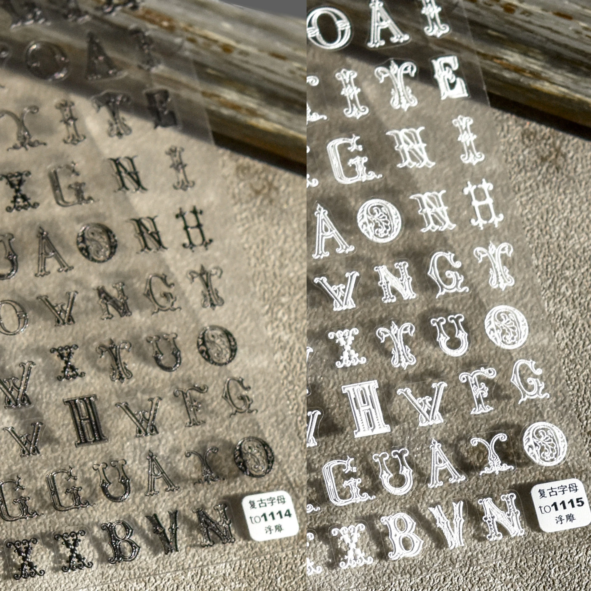 Old English Letter Designs