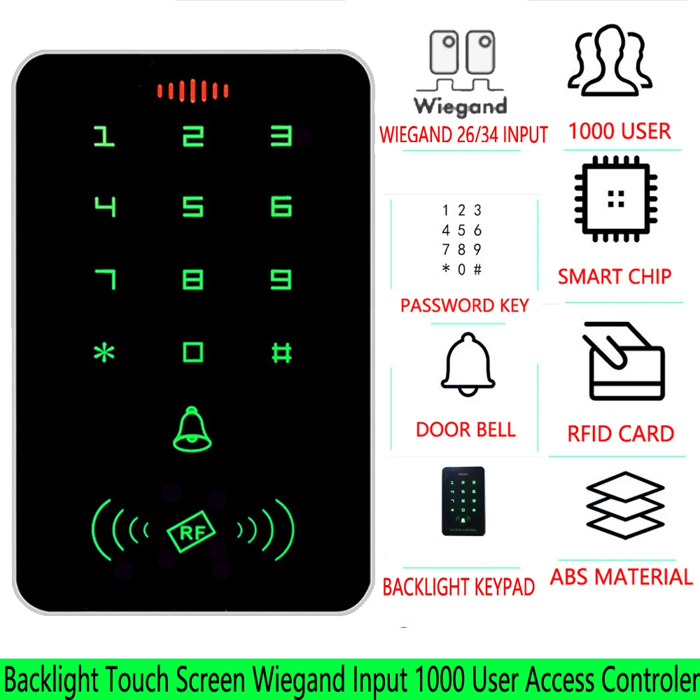 13-56Mhz-RFID-Backlight-Wiegand-Input-Touch-Screen-Proximity-Card ...