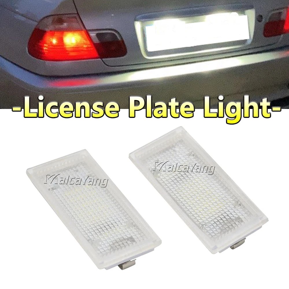 2x-For-BMW-E46-Led-Car-Number-Plate-Light-Led-License-Plate-Lamp-For ...