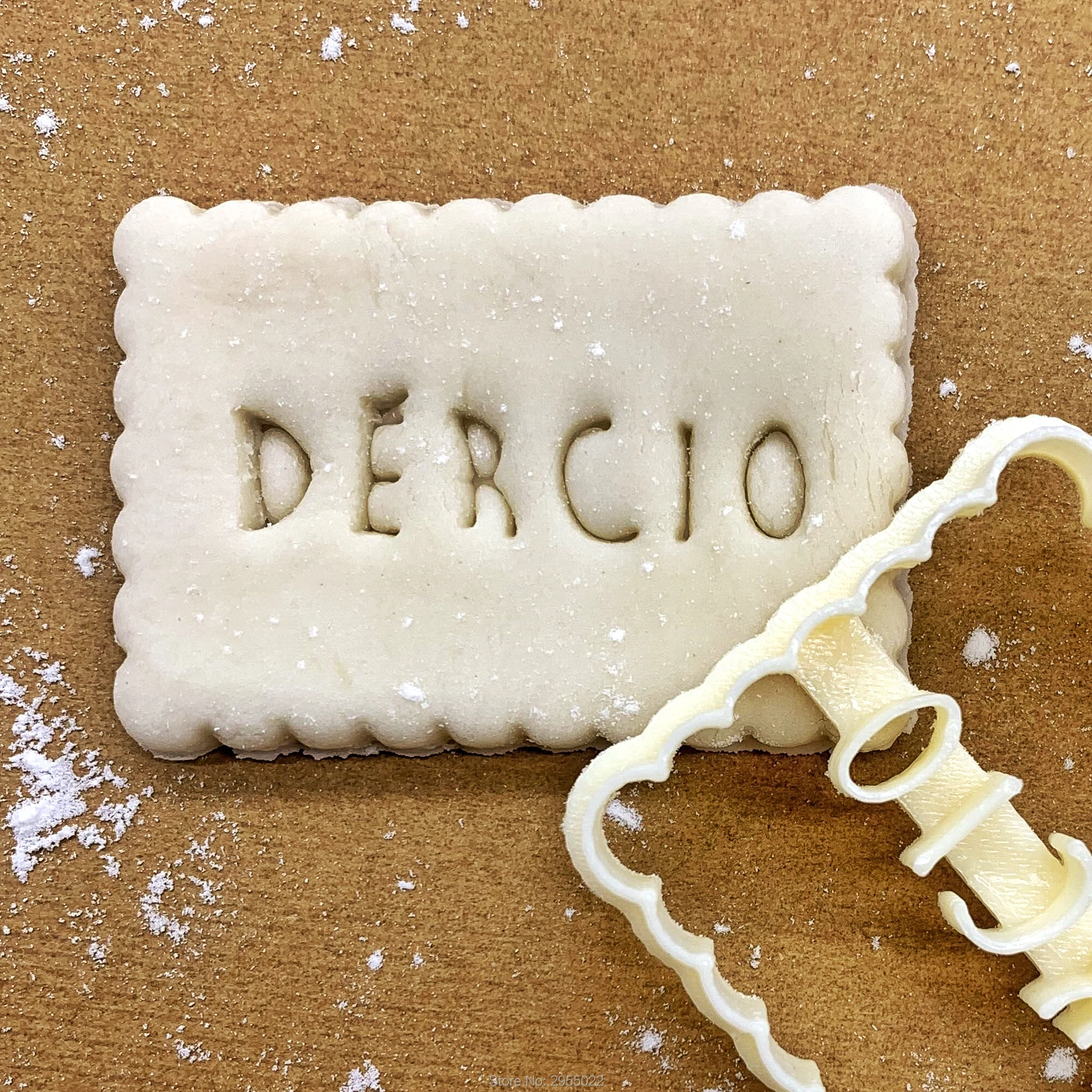 Food & Fermenting Custom Name and triskel Petit-Beurre cookie cutter ...