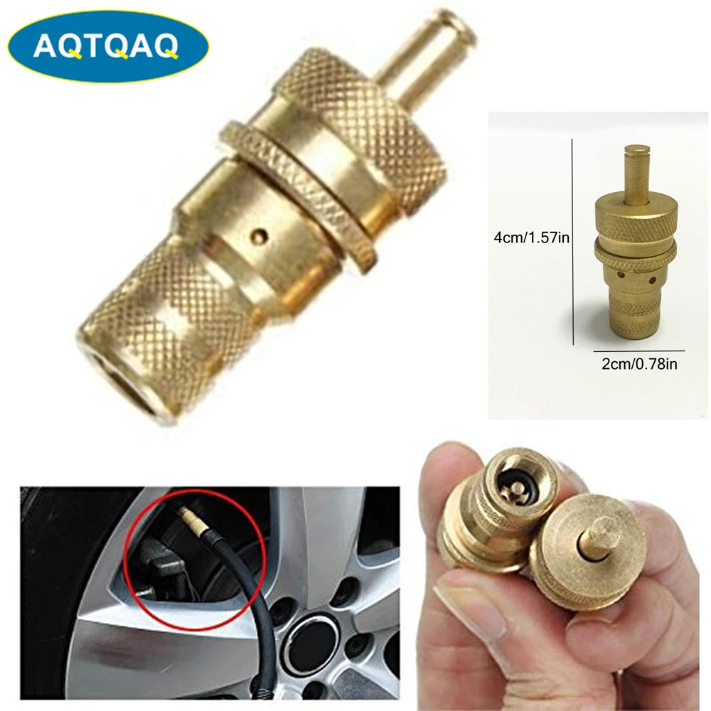 1pcs 4wd Universal Brass Off The Road Automatic Tire Deflators ...