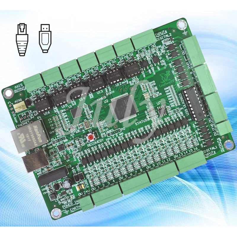 6-axis-usb-ethernet-mach3-cnc-placa-de-controle-de-rede-m-quina-de ...