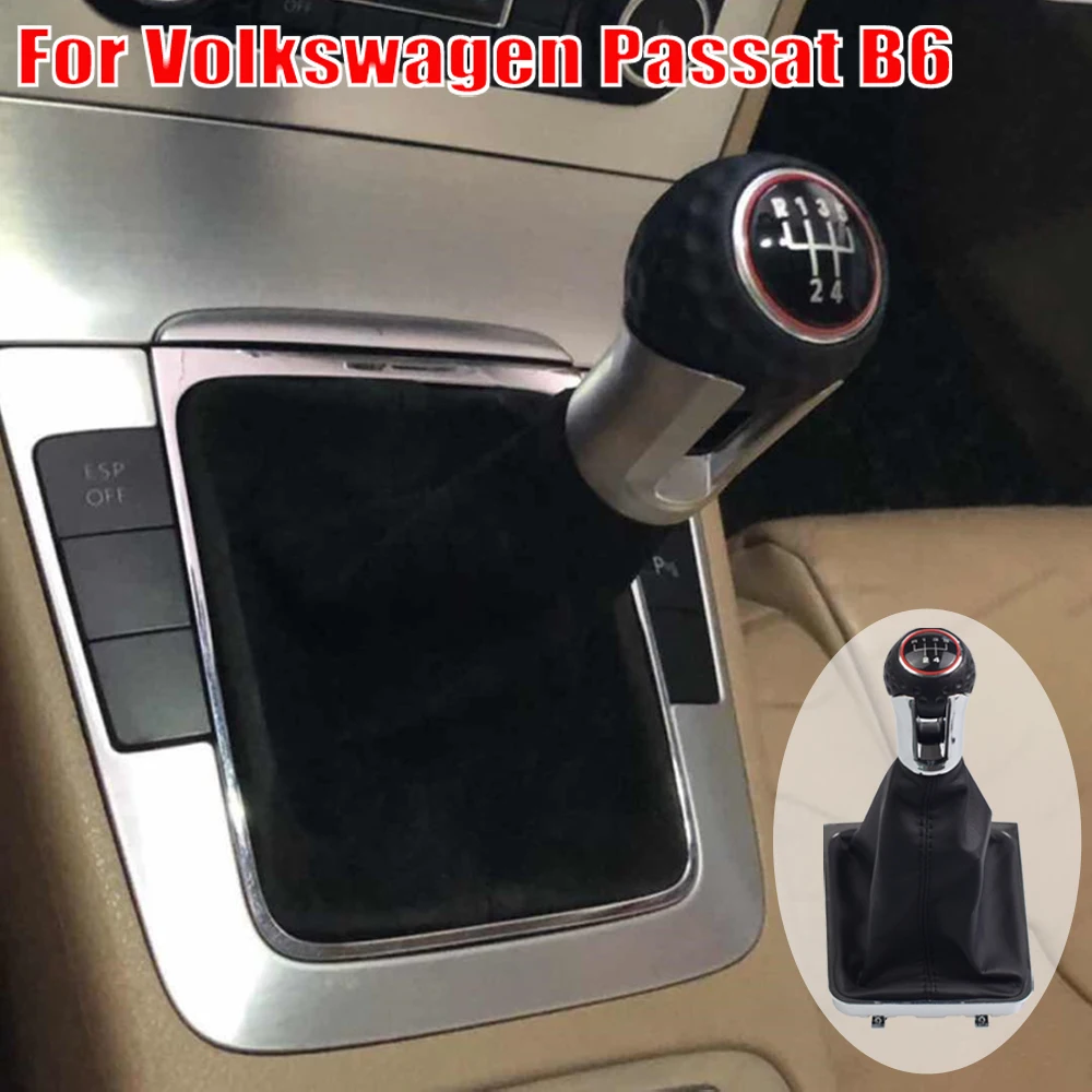 New-Car-5-6-Speed-Manual-Gear-Shift-Stick-Lever-Shifter-With-Gaiter ...