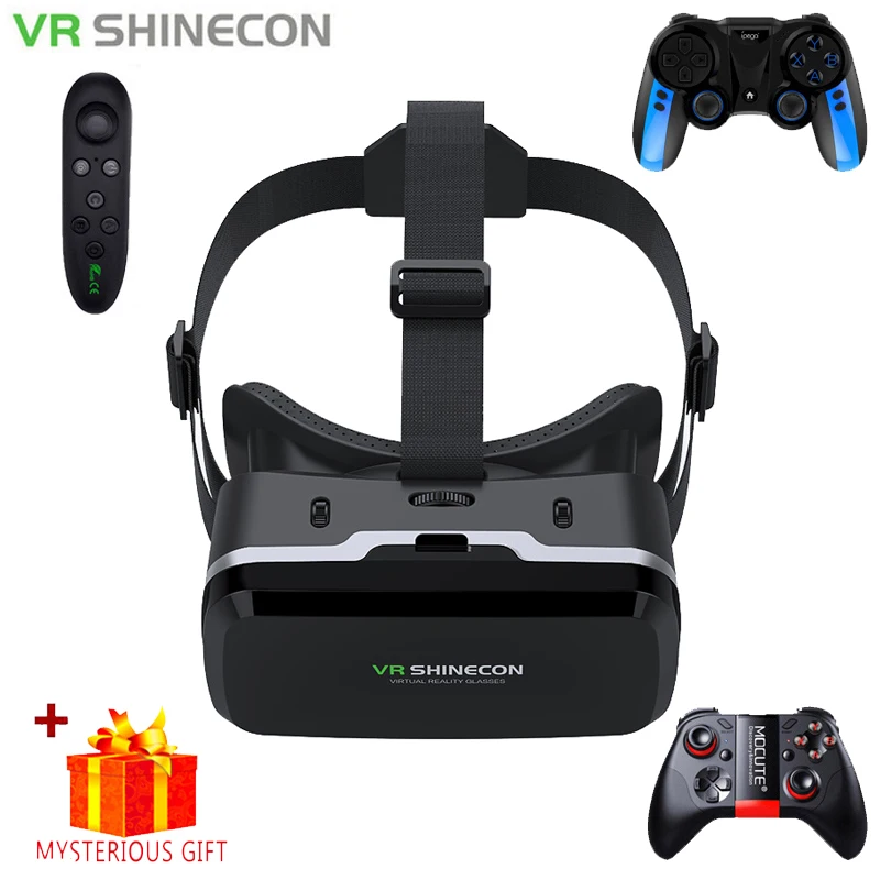 VR 안경 가상 현실 3D 안드로이드 아이폰 스마트 폰 휴대 전화 헬멧 헤드셋 컨트롤러 Wirth 진짜 Vear 고글|3D 안경 ...