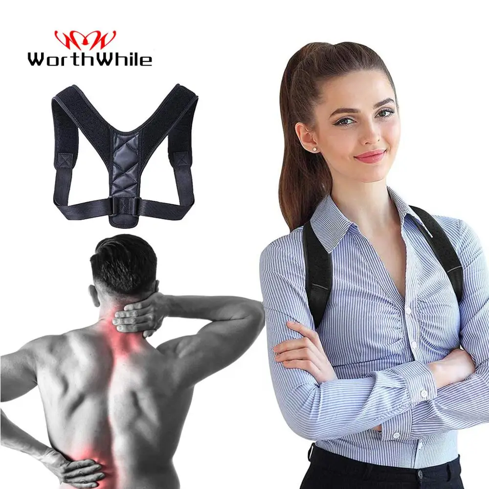 WorthWhile-Posture-Corrector-Adjustable-Back-Brace-Shoulder-Protector ...