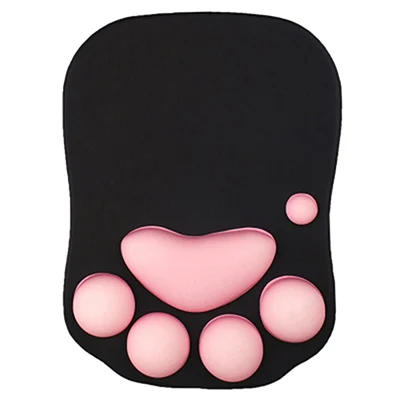 3D Cute Mouse Pad Computer Anime Soft Cat Paw Mouse Pads Wrist Rest ...