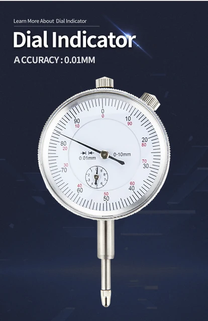 0-10mm/30mm Dial Indicator Precision Comparator Dial Bore Gauge ...