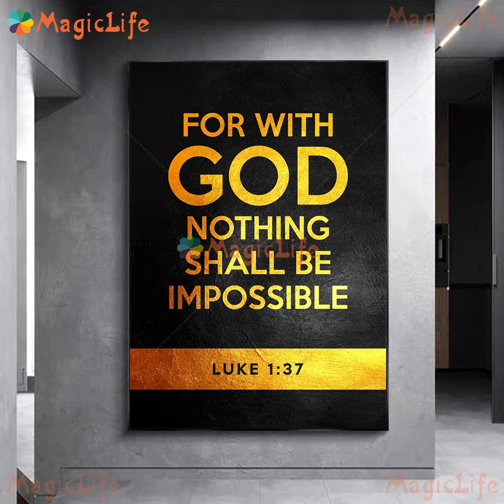 Luke 1:37 Art