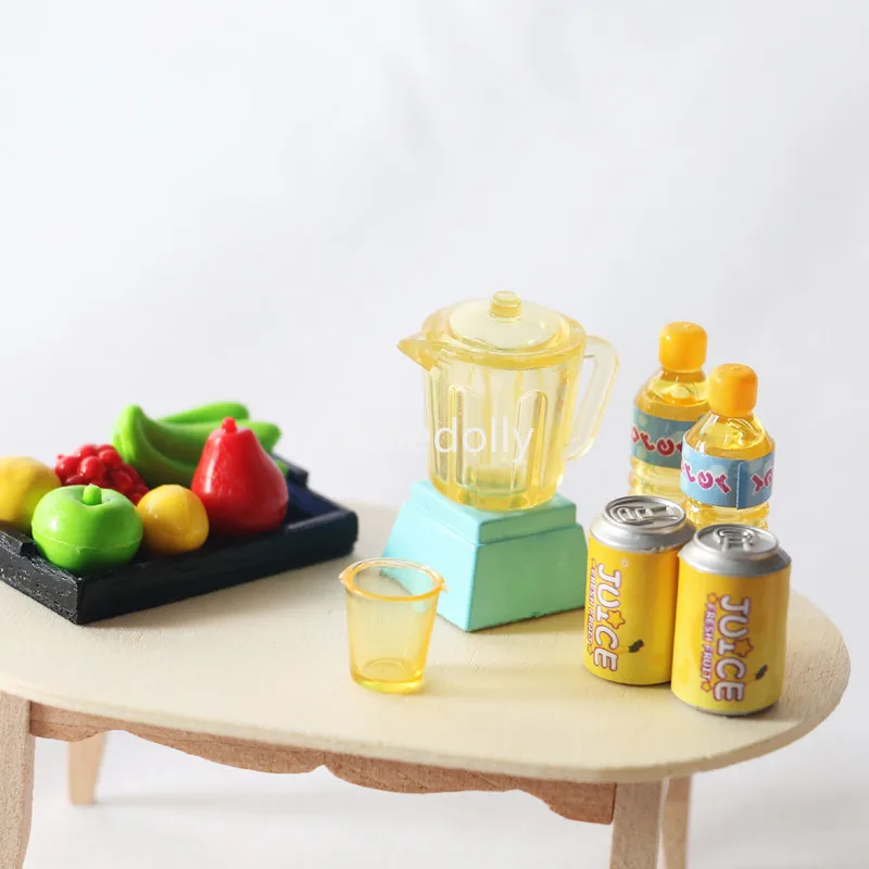 1-12-Scale-Miniature-Dollhouse-Fruit-Mini-Juicer-Pretend-Play-Kitchen ...