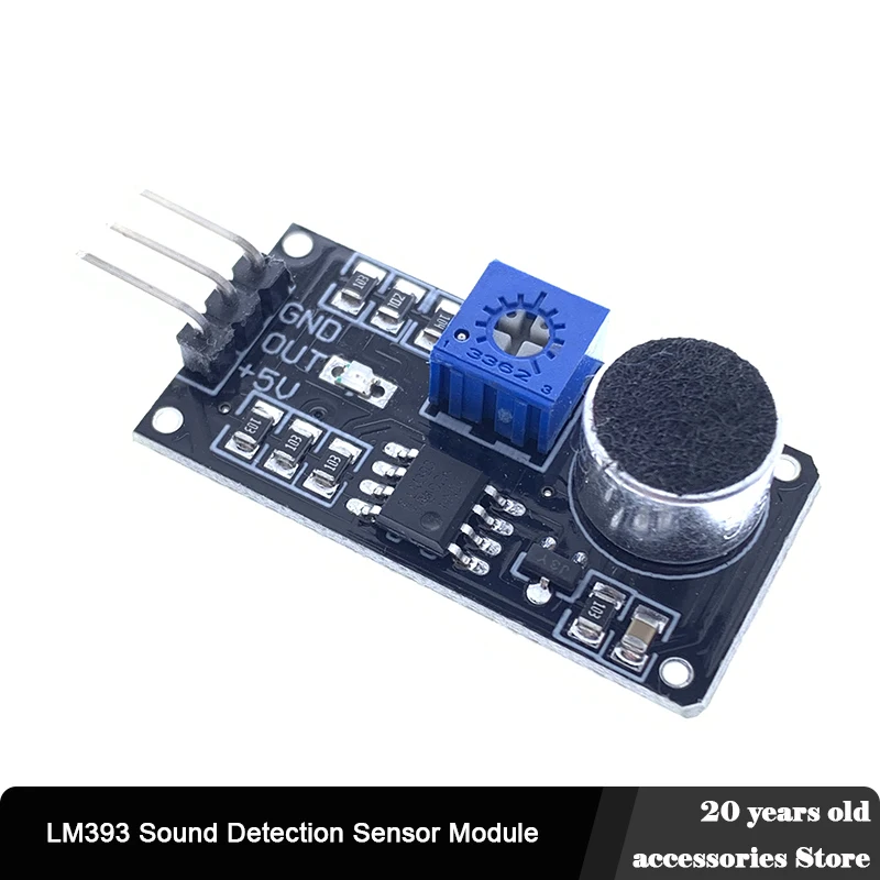 Modul-Sensor-Deteksi-Suara-LM393-Sensor-Suara-Klakson-Mobil-Pintar ...