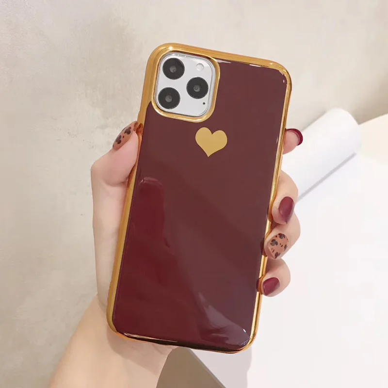 IPWSOO покрытие сердце любовь мягкий чехол для телефона для iphone 11 ...