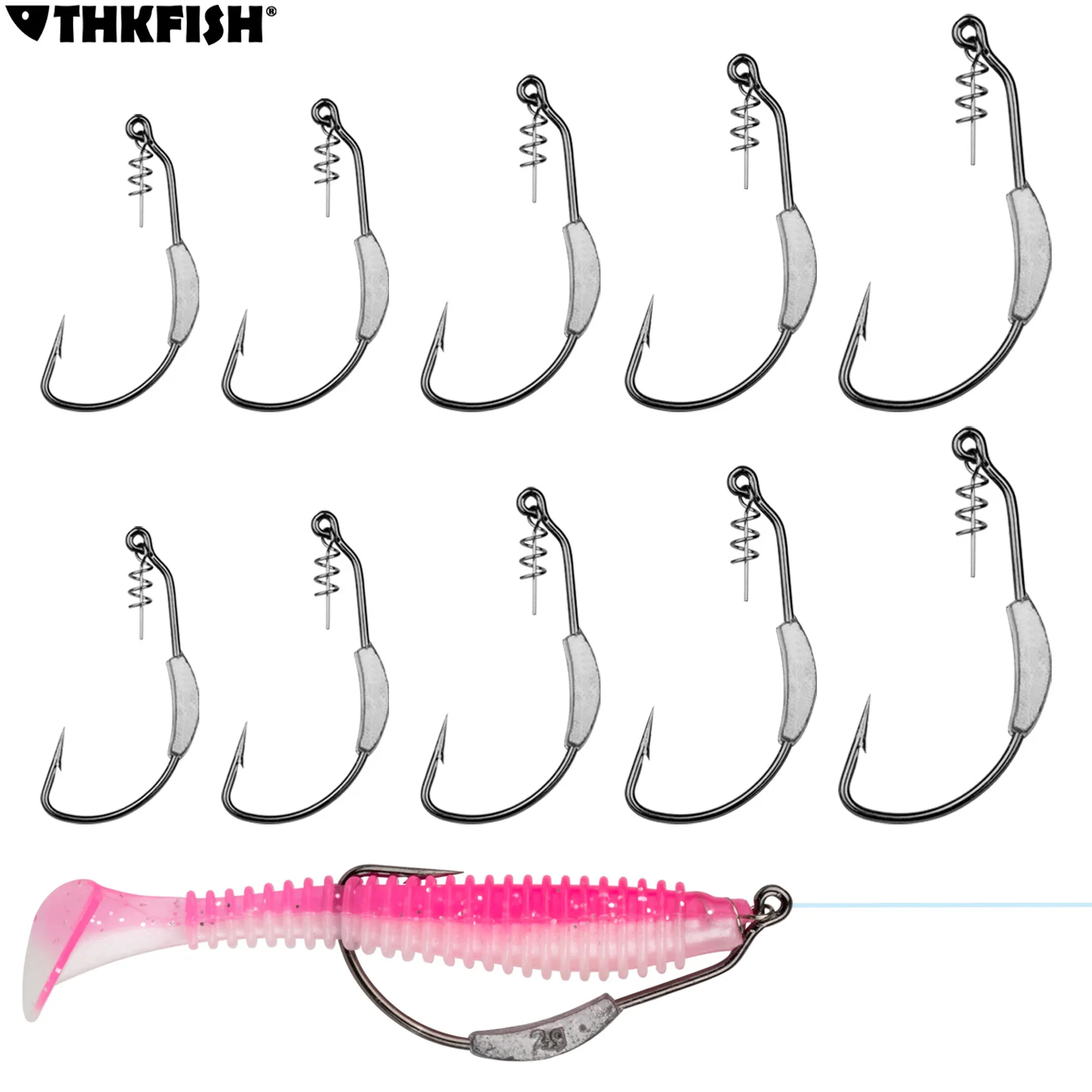 10pcs-lot-Weighted-Swimbait-Hooks-Weedless-Jig-Head-Fishing-Hooks-with ...