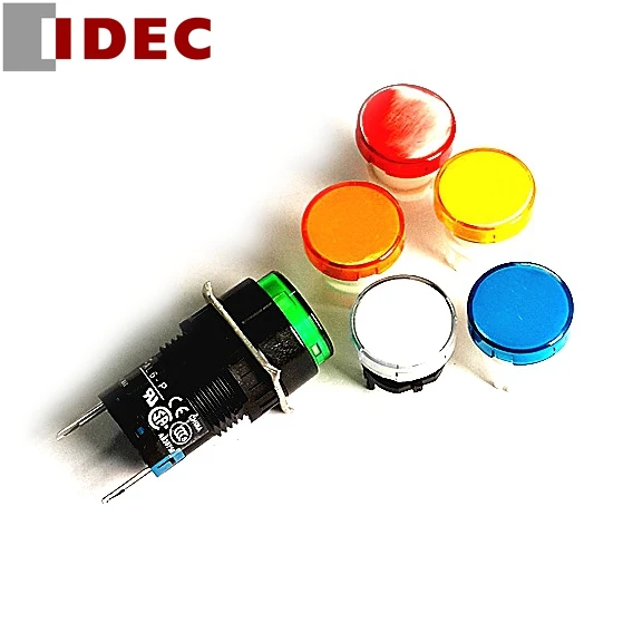 5PCS IDEC SWITCH AL6-P AL6M-P4GC AL6M-P4RC AL6M-P4YC AL6M-P4WC 16MM ...