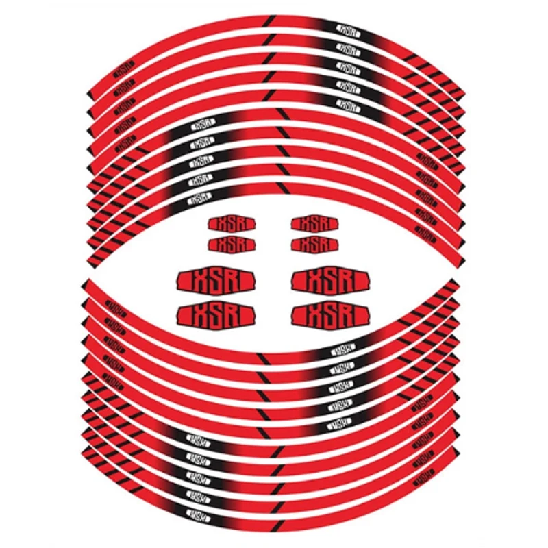 20X Fit YAMAHA super TENERE XSR Motorcycle inner wheel Stickers rim ...