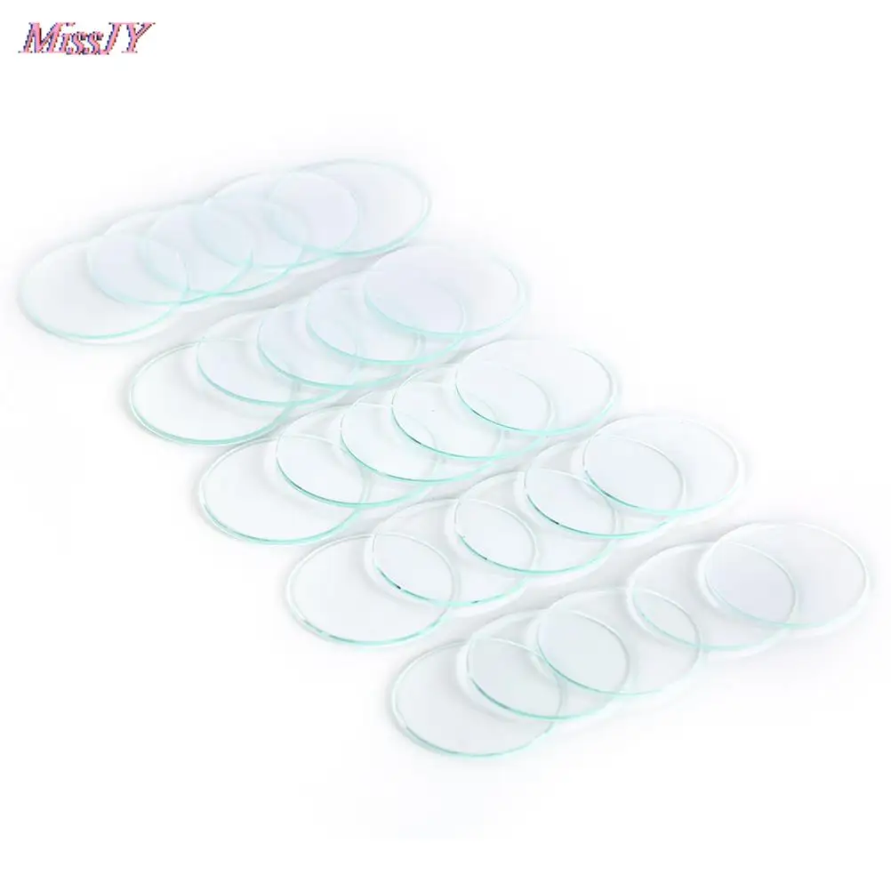 Watch-Glass-5pcs-Anti-scratch-Transparent-Round-Crystal-Glass-Part-For ...