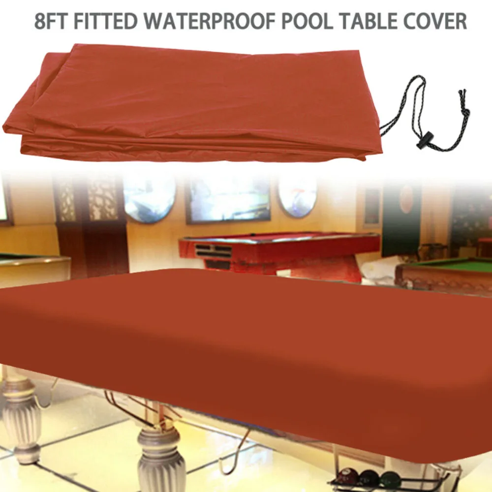 Billiard Table Cover Waterproof Indoor Outdoor Sun Rain Snow Dust ...