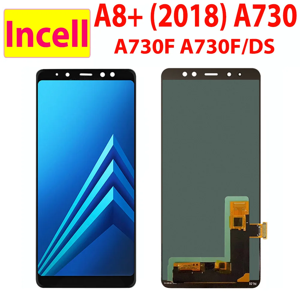 Incell Lcd 6.0'' For Samsung Galaxy A8 Plus 2018 Display A730 A730f Sm ...