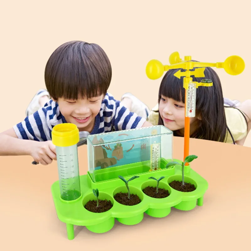 Kids DIY Weather Report Plantation Science Intellectual Toys Set for ...