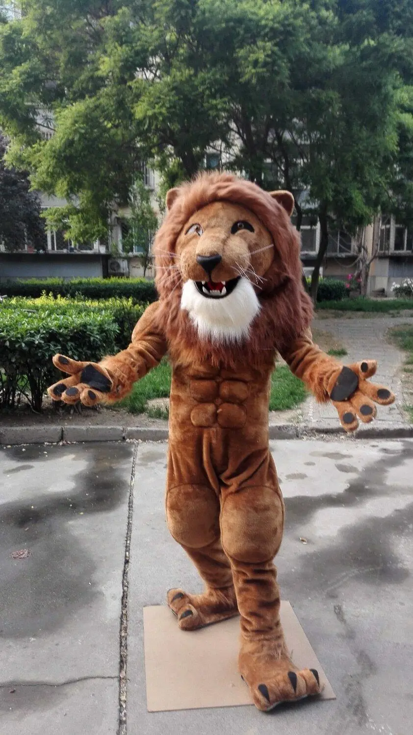 Lion Mascot Fursuit Cosplay Costume - AllCosplay.com