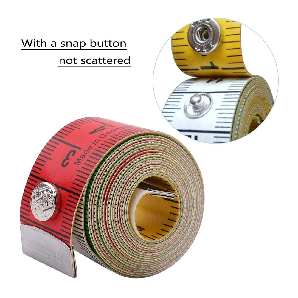 150cm/60in Germany Quality Soft Tape Measure Tailor's Tape With Snap ...