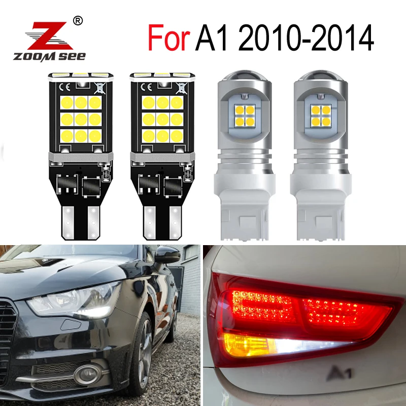 No Error White LED Reverse tail Exterior bulb + DRL daytime running ...