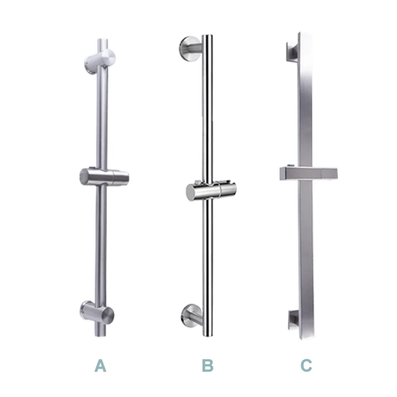 SUS304-Stainless-Steel-Adjustable-Shower-Slide-Bar-Bath-Handheld-Shower ...