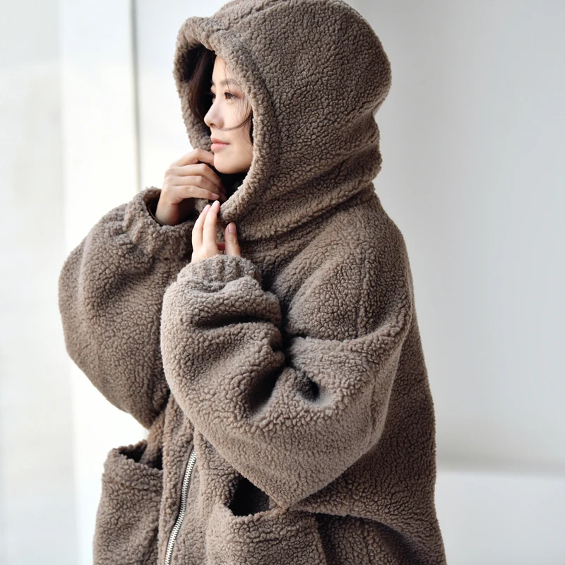 MICOCO-W7166C-Literature-and-art-fashion-loose-leisure-Large-pocket ...