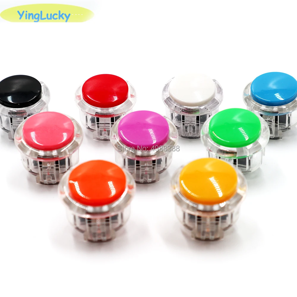 10pcs-lot-transparent-Arcade-button-30mm-button-replace-SANWA-OBSF-30 ...