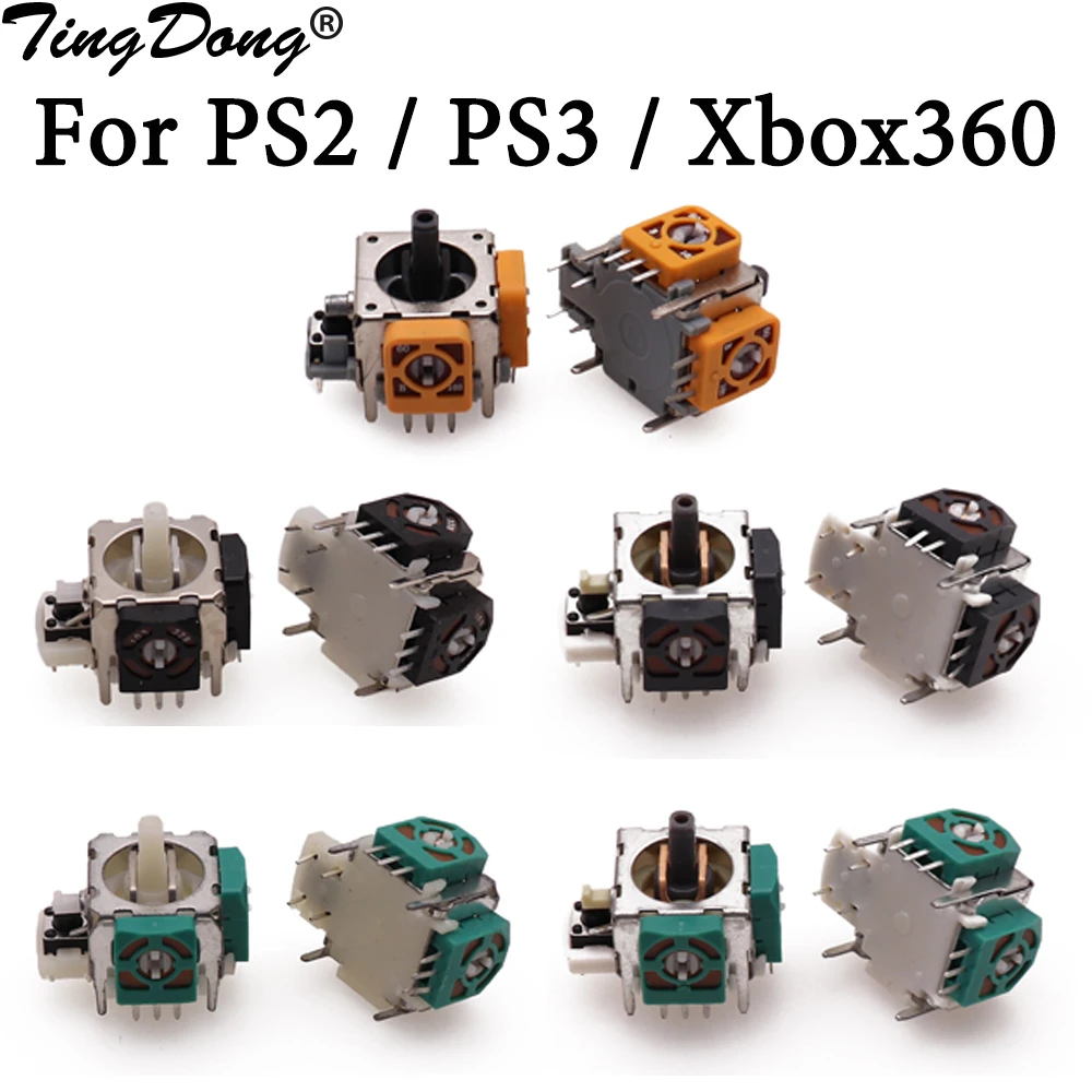 2pcs 3D Analog Joystick Stick Potentiometer Module Sensor Repair Parts ...