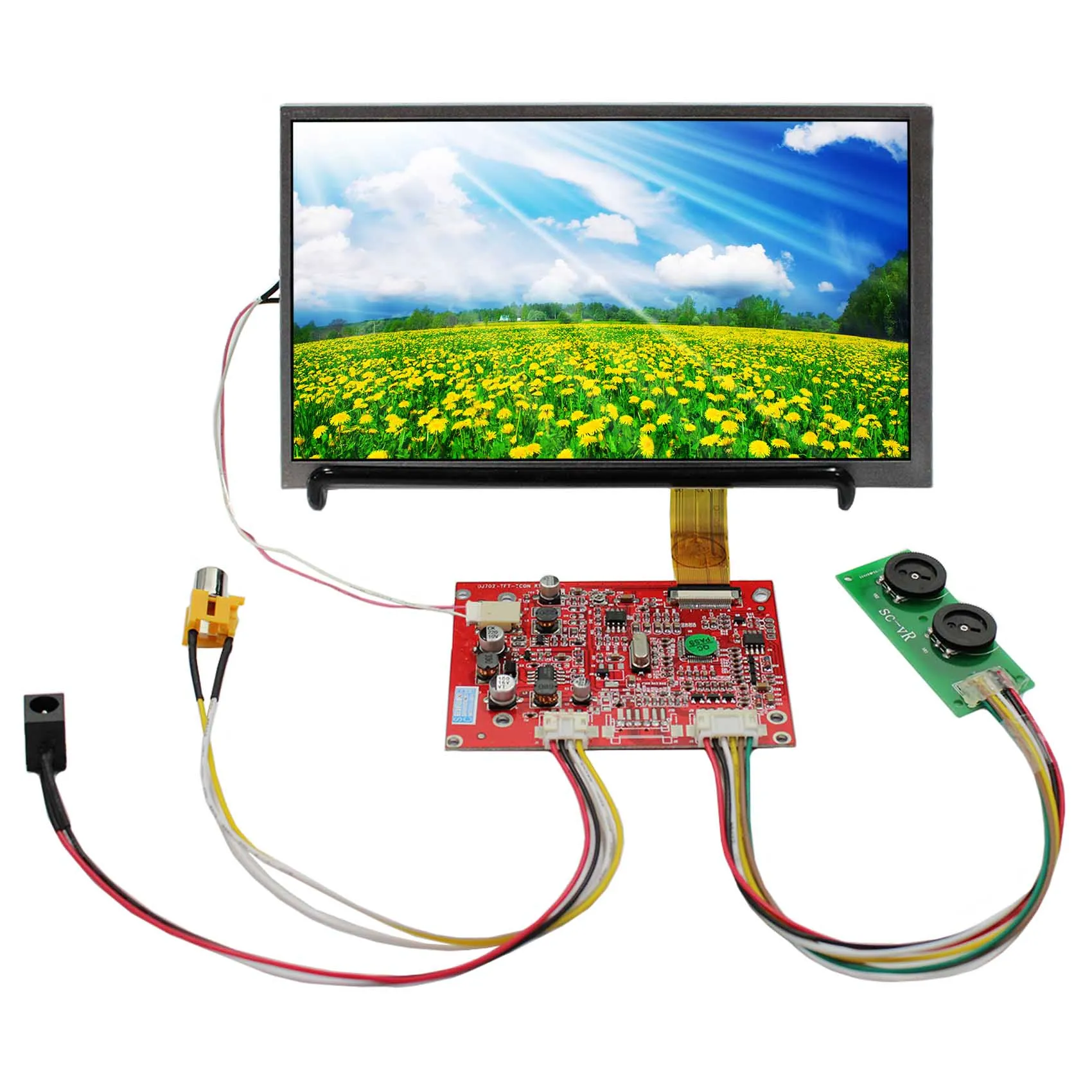 7" Lcd Screen Hsd070i651 Cvbs Input Controller Board 480x234 7inch Lcd ...