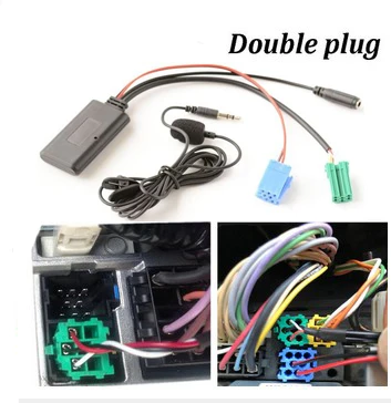Bluetooth Handsfree Microphone Audio Music Aux Adapter For Renault Clio ...
