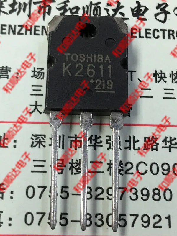 10pcs/lot K2611 2SK2611 New stock TO 3P 900V 9A|Integrated Circuits ...