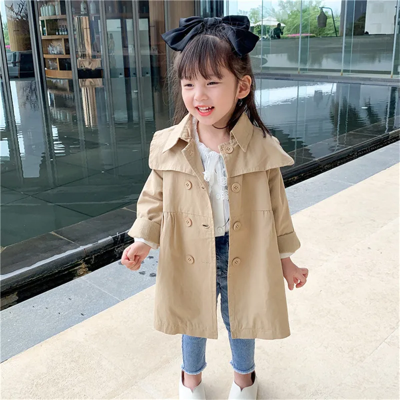 1-7T-Toddler-Kid-Baby-Girl-Spring-Clothes-Long-Sleeve-Children-Trench ...