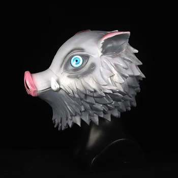 Kimetsu No Yaiba Hashibira Inosuke Helmet Cosplay Mask - AllCosplay.com