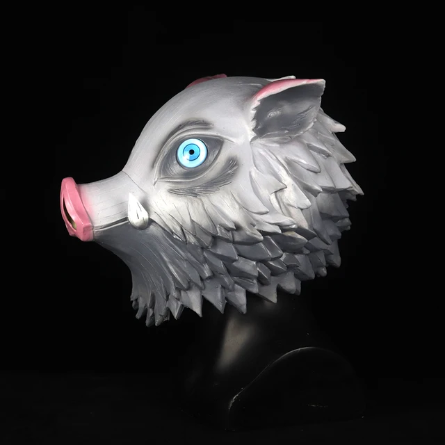 Kimetsu No Yaiba Hashibira Inosuke Helmet Cosplay Mask - AllCosplay.com