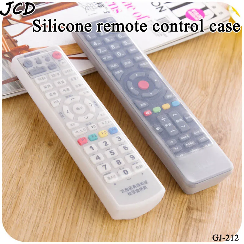 JCD 1PCS transparent silicone case for TV remote control air ...