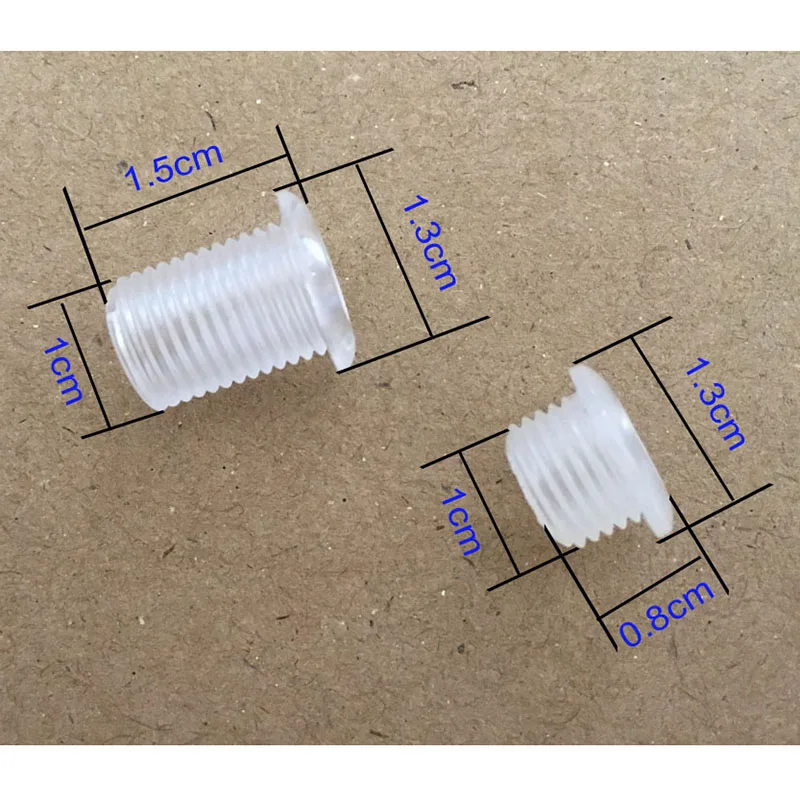 100pcs-M10-Plastic-Hollow-Screws-With-Flanged-Cap-Threaded-Tube-Lamp ...