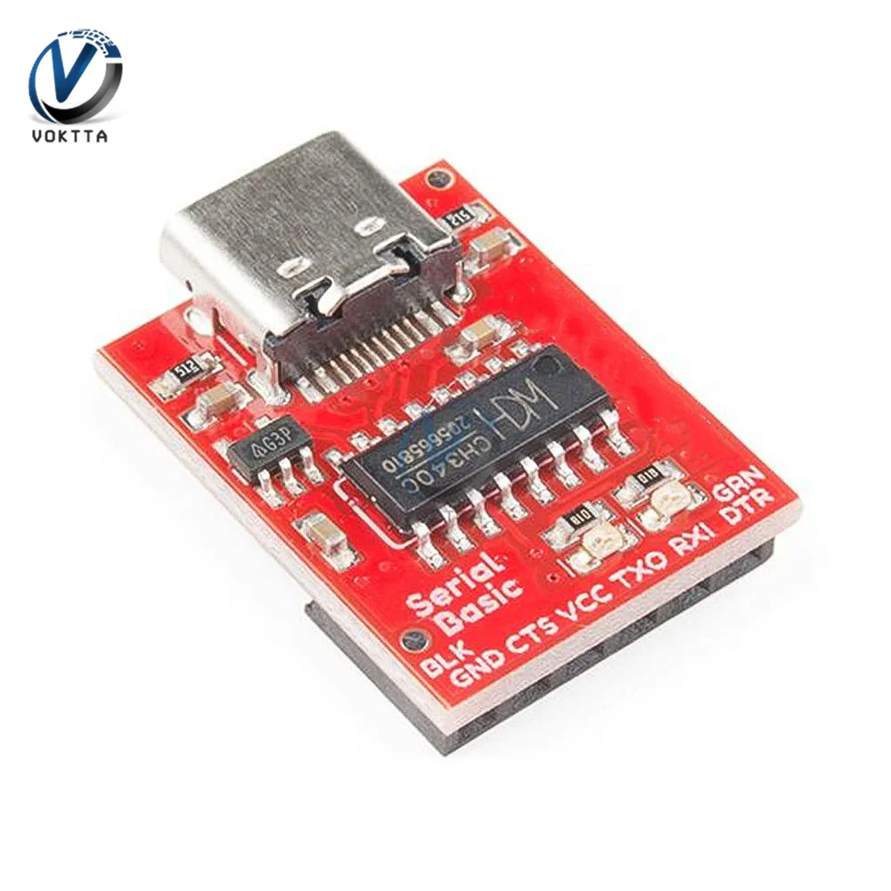 Módulo adaptador de serie CH340C tipo C USB 3,3 V 5V a TTL, Chip de ...