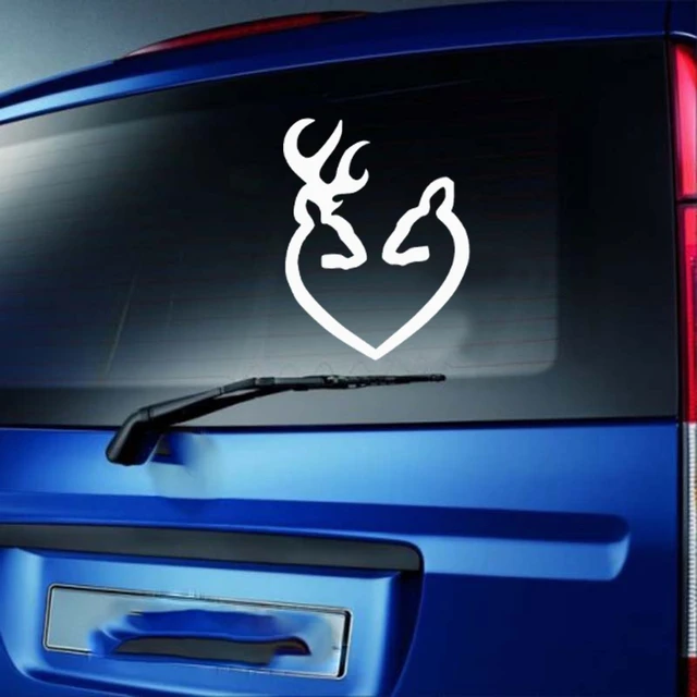 Browning Decal Heart With Names