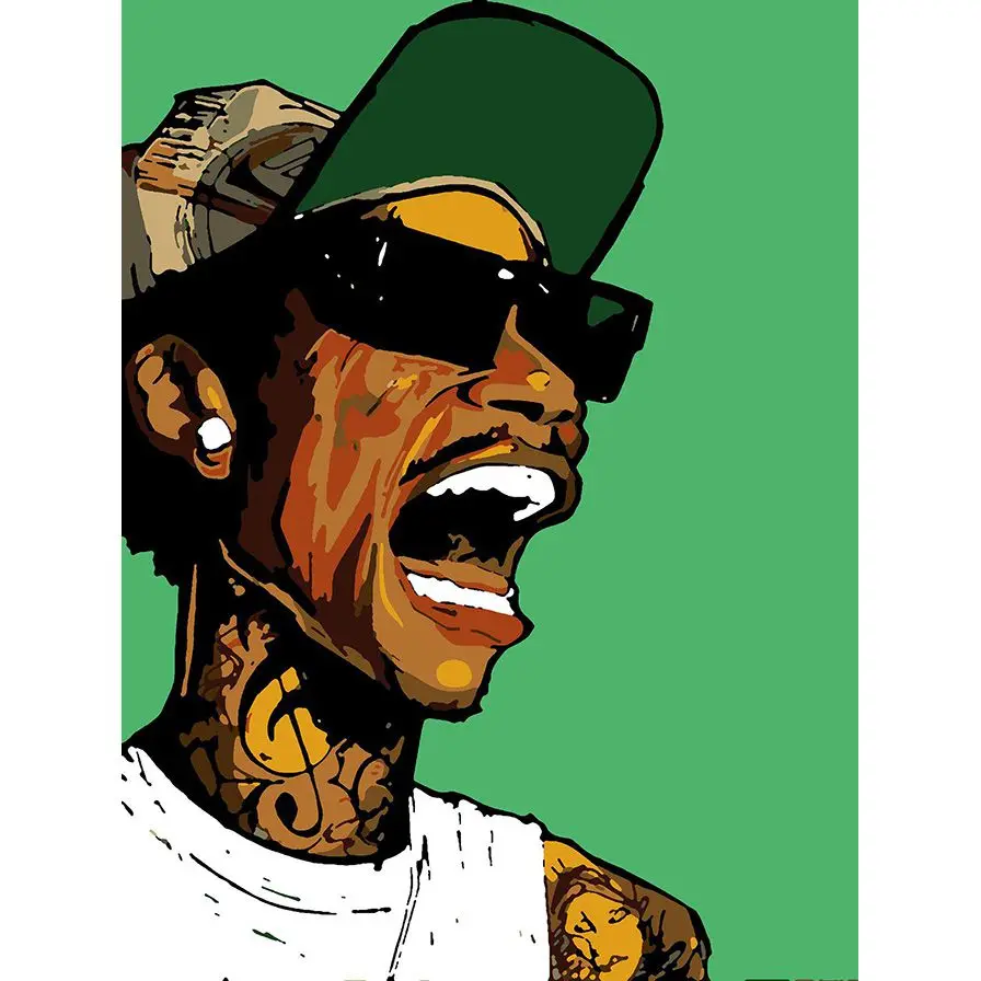 How To Draw Wiz Khalifa Cartoon Easy