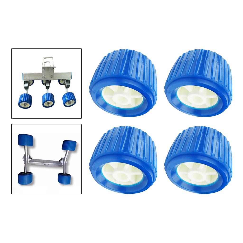 4Pcs-Highest-Quality-Blue-Boat-Trailer-Roller-Inflatable-Boat-Ribbed ...