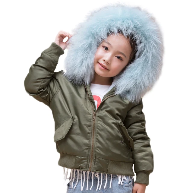 Children Fur Coats Kids Fur Parka Boy National Thick Fur Jacket for ...