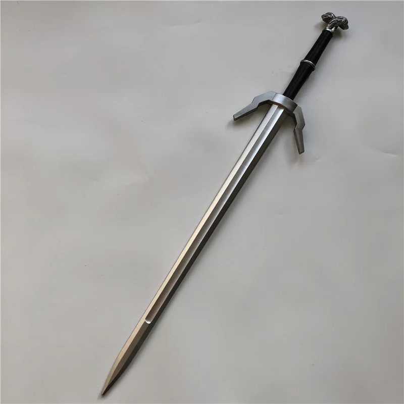 Cosplay 1:1 Anime The 3: Wild Hunt Geralt de Rivia sword White Wolf ...