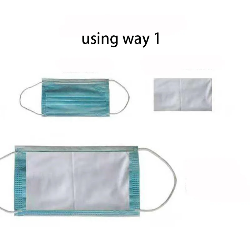 100pcs Masks Respirator Filter Pad Disposable Anti flu anti virus COVID ...