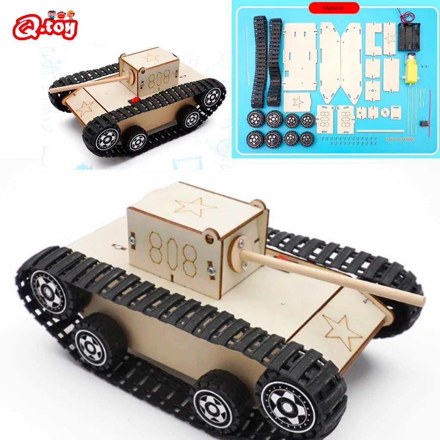 STEM-Toys-DIY-Wooden-3D-Tank-Model-Science-Kit-STEAM-Assembly-Toys ...