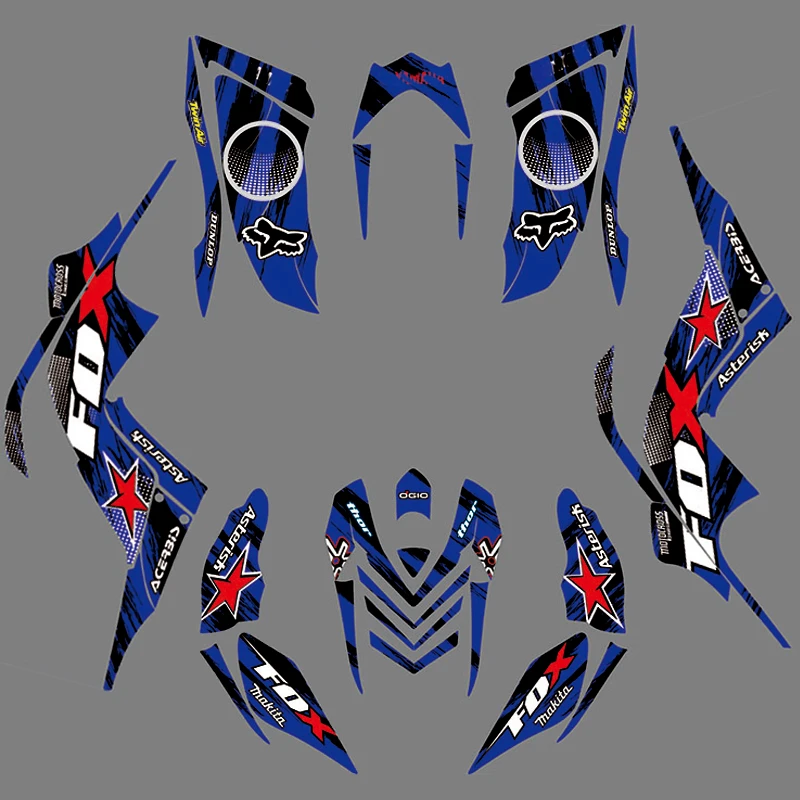 Decals For Yamaha Raptor 700R YFM700 2006 2012 ATV Sticker for Yamaha ...