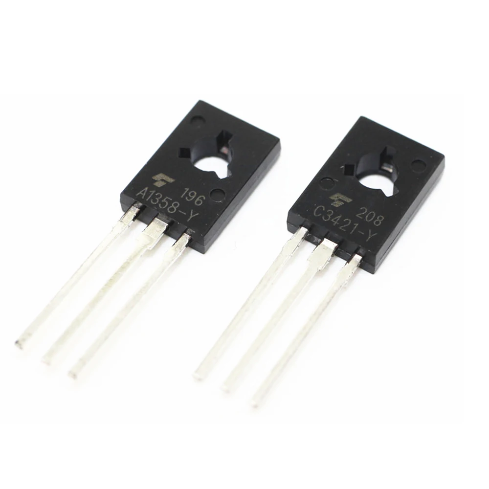10pcs-2SA1358-2SC3421-5PCS-A1358-5PCS-C3421-2SA1358-Y-2SC3421-Y-TO-126 ...