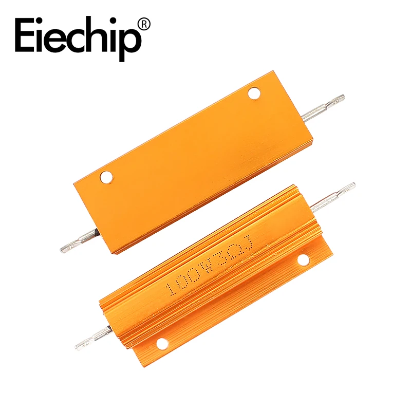 2pcs RX24 100W Aluminum Power Metal Shell Case Wirewound Resistor 10 15 ...