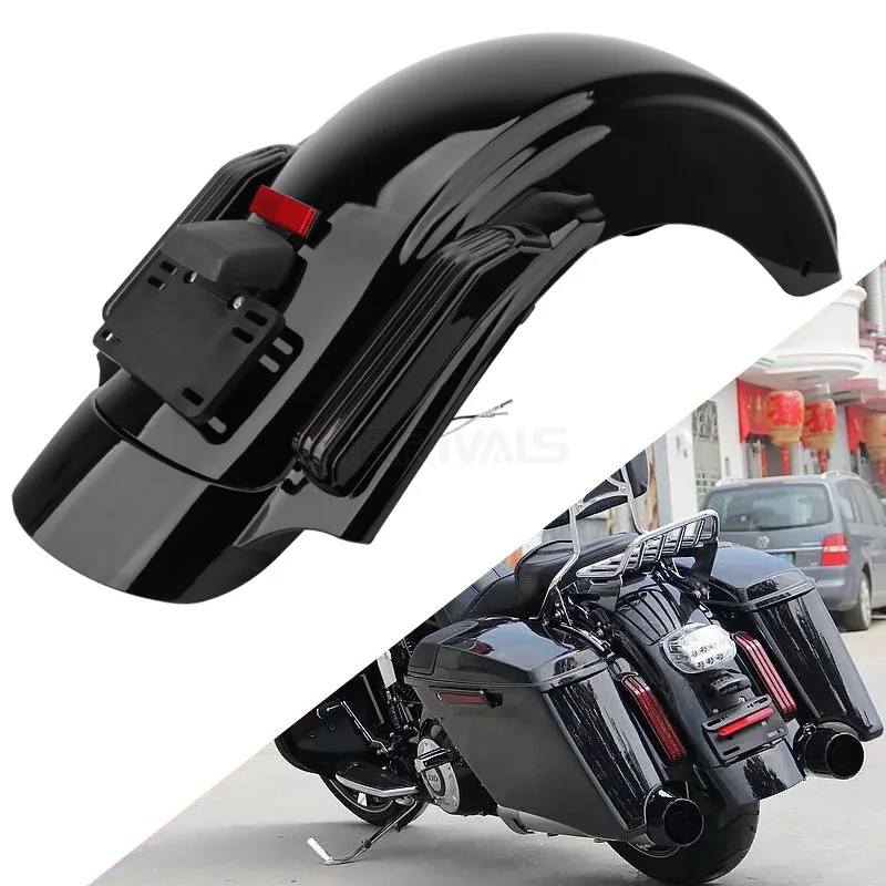 Motorcycle Led Light Cvo Style Rear Fender System For Harley Touring ...