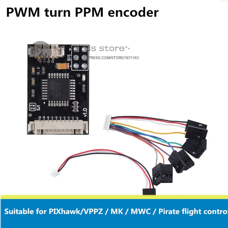 DIY quadcopter drones accs PWM turn PPM encoder 8 channels Suitable for ...
